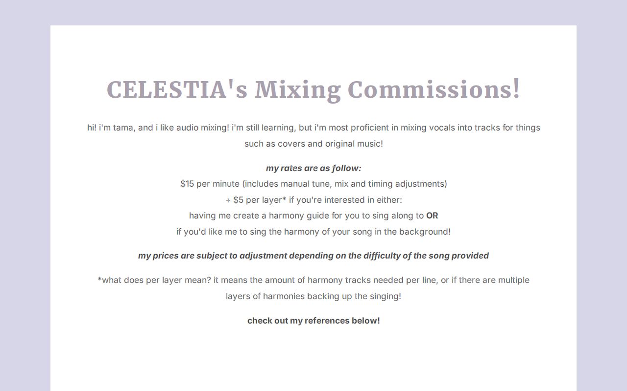 CELESTIA Mixing!